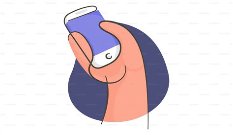 웃는 얼굴로 휴대폰을 들고 있는 손 벡터 Unsplash의 전화 이미지