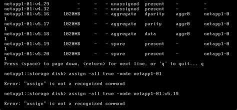 Solved Assigning Disks In A Cluster NetApp Community