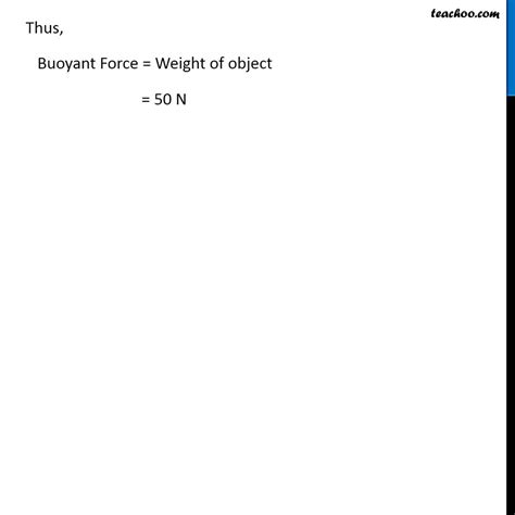 What Is Archimedes Principle Class 9 Science Notes Teachoo