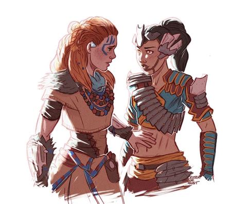 Be Brave Be Kind Horizon Zero Dawn Horizon Zero Dawn Aloy Female Characters