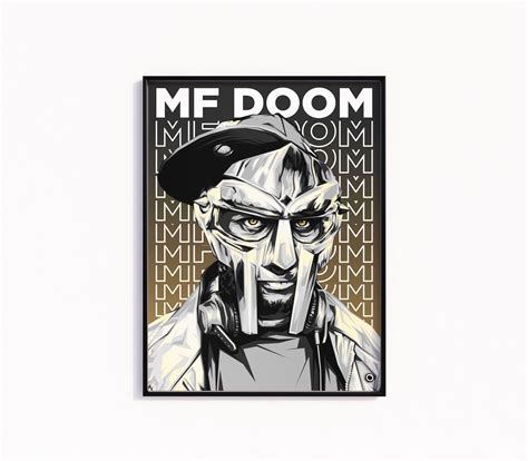 Mf Doom Poster Rapper Posters