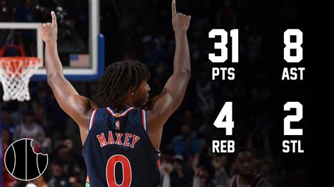 Tyrese Maxey Highlights Bucks Vs 76ers 26th Oct 2023 Youtube