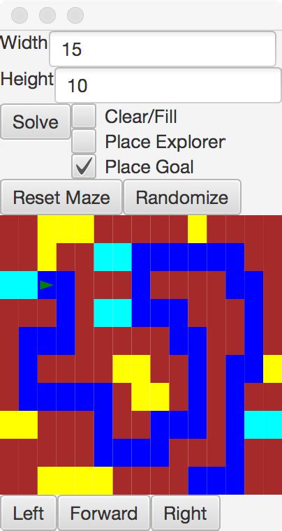 Csci 151 Project 2 Maze Algorithms