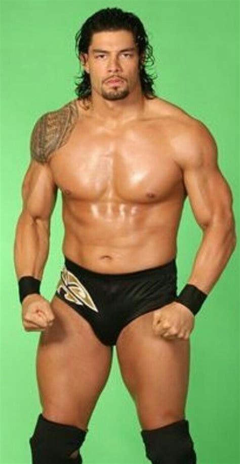 Roman Reigns Trunks Roman Reigns Back Roman Wrestling Joe Anoai
