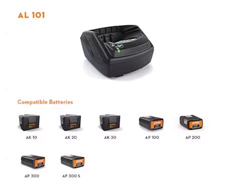 Stihl Al 101 Battery Charger For Ak Or Ap Batteries — Arlington Power