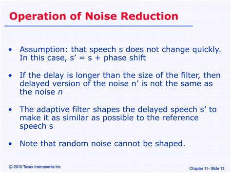 PPT Adaptive Noise Reduction PowerPoint Presentation Free Download ID