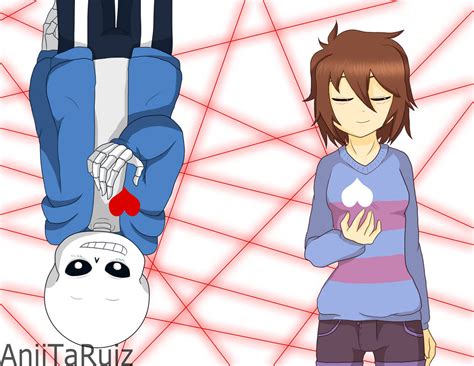 Sans X Frisk 2 By Aniitaruiz On Deviantart