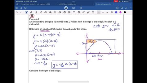 Quadratics Problem Solving Youtube