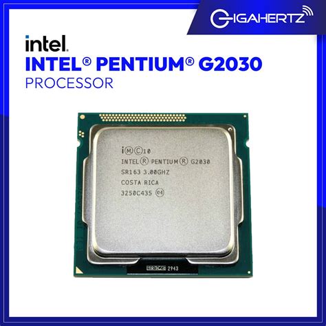 Intel® Pentium® Processor G2030 Gigahertz