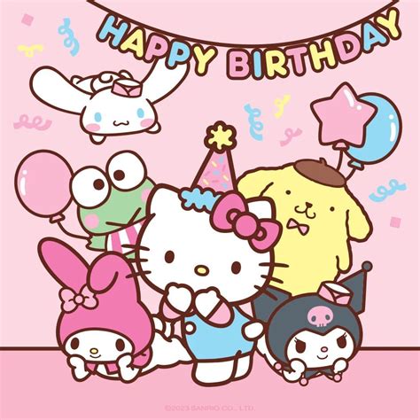 Hello Kitty And Friends Artbox Cafe On Instagram 🎈🎂 A Very Happy Birthday To Hello Kitty