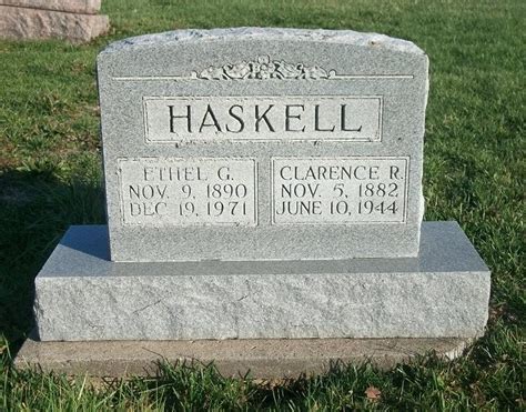 Clarence Ralph Haskell 1882 1944 Find A Grave Memorial