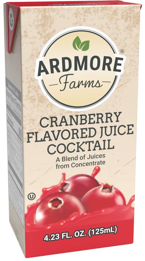 Ardmore Farms Cranberry Juice Cocktail Juice Box Country Pure