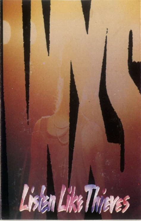 Inxs Listen Like Thieves Cassette 1985 Canadian Import Etsy