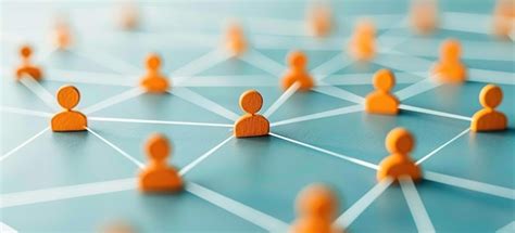 Interconnectedness A Visual Representation Of Networked People Premium Ai Generated Image