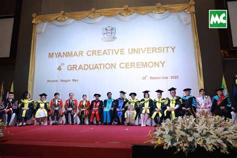 Myanmar Creative University ၏ စတုတ္ထအကြိမ်မြောက် ဘွဲ့နှင်းသဘင်