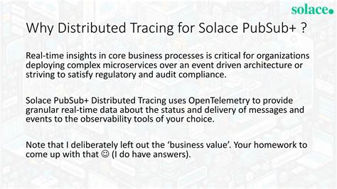 Solace Pubsub Distributed Tracing Opentelemetry Pdf
