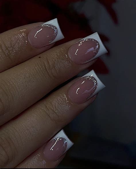 Pin By Danceraubrey On 😍exotic Nails🪄🫧🕸️ French Tip Acrylic Nails Work Nails Square Acrylic