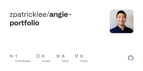 Github Zpatrickleeangie Portfolio