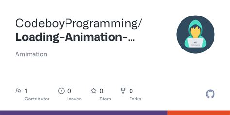 Github Codeboyprogrammingloading Animation Effects 3 Amimation