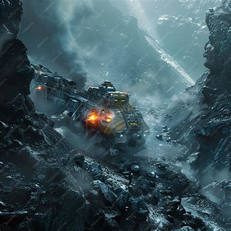 Deepsea Mining Submarine Extracting Rare Minerals From Hydrothermal Vent Fields Premium Ai