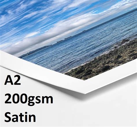 A2 Inkjet Satin Paper 200gsm Premium Coated For Inkjet Printing
