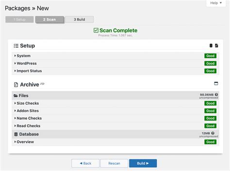 Creating Your First Backup Duplicator