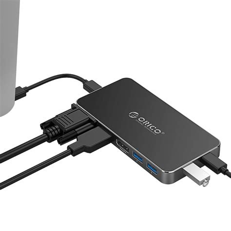 Orico Xc Bk In Type C Multifunction Docking Station Online At Best Price In Singapore