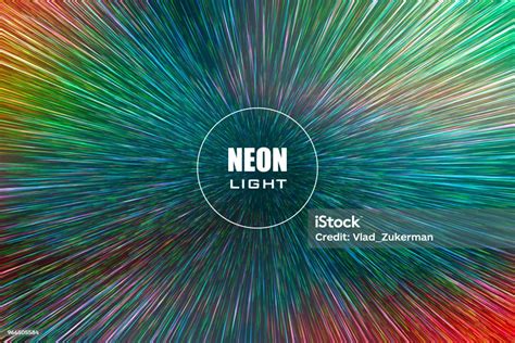 빛을 광선 만화도 서에 대 한 네온 방사형 선에 배경입니다 원형 기하학적 공간 배경입니다 0명에 대한 스톡 벡터 아트 및 기타 이미지 Istock