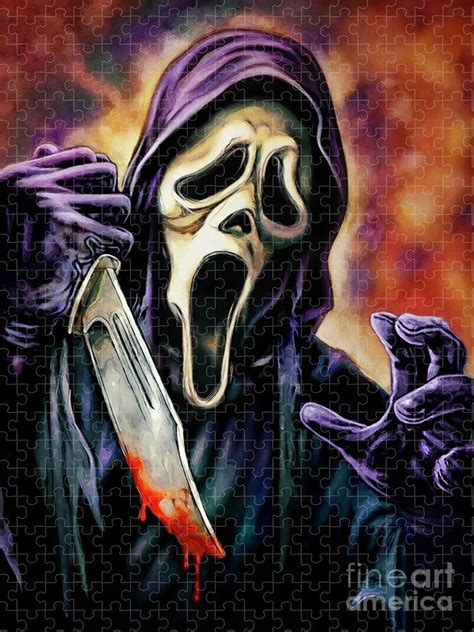 Ghostface Jigsaw Puzzle By Scott Spillman Pixels