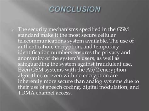 Gsm Security And Encryption Pptx Computer Networking Computing