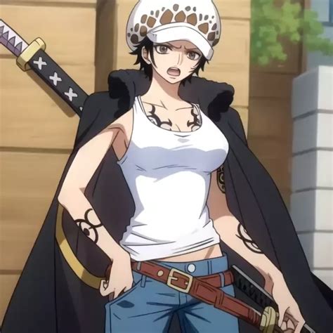 Female Trafalgar Law One Piece Cosplay One Piece Comic One Piece Manga