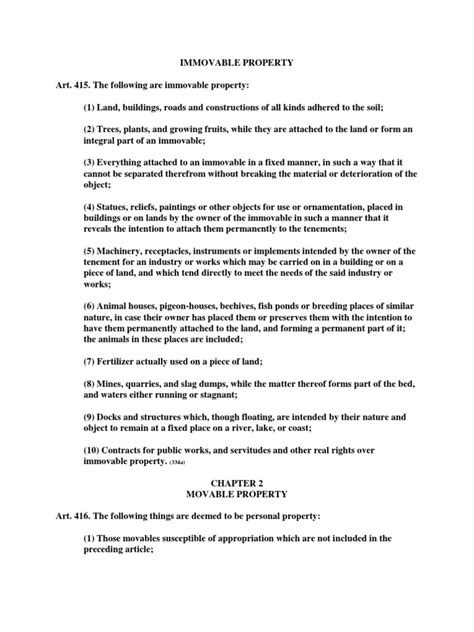 Immovable And Movable Properties Real Property Property