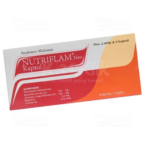 Jual Nutriflam Neo Kapsul Per Strip Shopee Indonesia