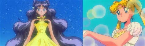Human Luna Smiling At Princess Serena Serenity By Advanceshipper2021