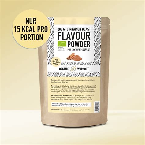 Bio Cinnamon Blast Flavour Powder Organic Workout Online Shop