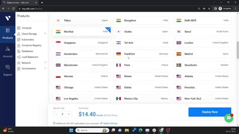 Setting Up A Server In Vultr Newtum