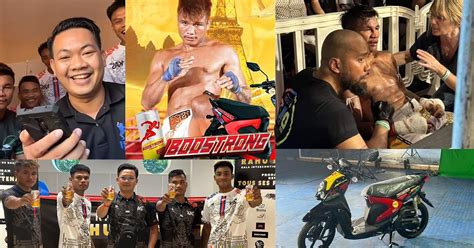 គុនខ្មែរធ្វើឲ្យផ្អើលពេញទីក្រុងប៉ារីស ប៊ូសស្ត្រង លើកទឹកចិត្តបន្ថែម ម៉ូតូថ្មីដល់ សុខហ៊ុច