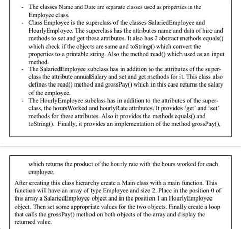 Solved 5 Write A Java Program As Shown In The Following Uml