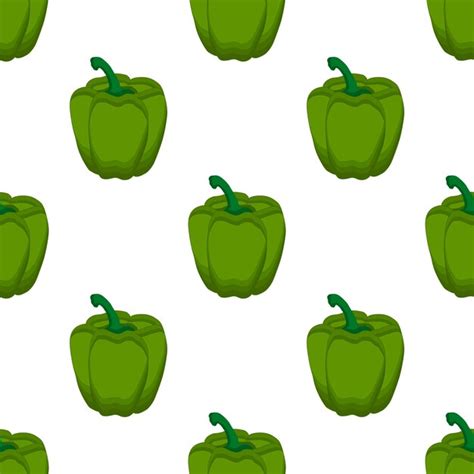 Premium Vector Illustration On Theme Of Bright Pattern Bell Pepper
