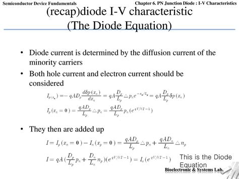 Pn Junction Diode I V Characteristics Ppt Download