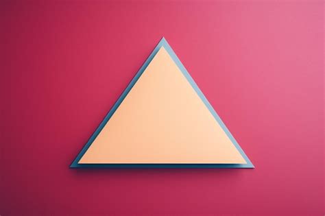 Premium Photo Photo Triangle Paper Shape With Copyspace