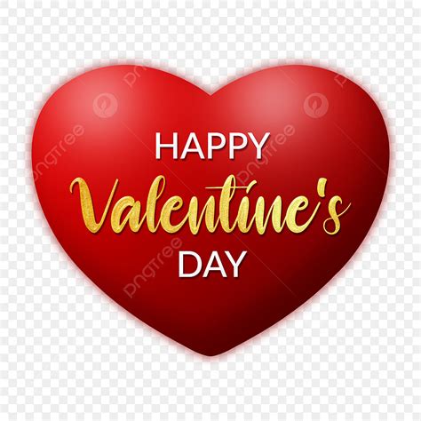 붉은 마음 일러스트 발렌타인 데이 클립 아트 해피 밸런타인데이 마음 사랑 빛나는 효율 Png 일러스트 및 Psd 이미지 무료 다운로드 Pngtree