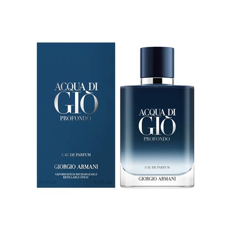 Perfume Giorgio Armani Acqua Di Gio Profondo Edp 100 Ml Recargable