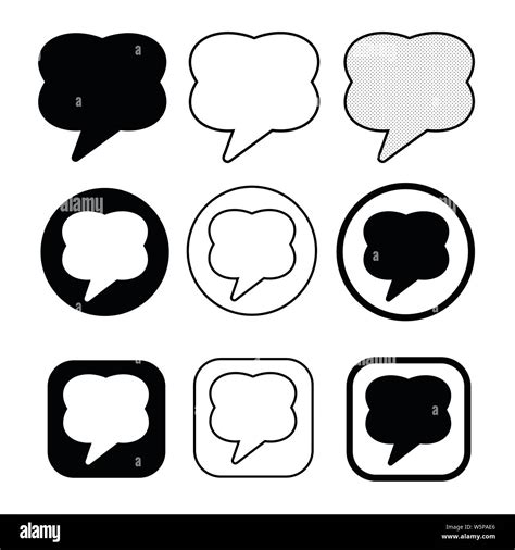 Speech Bubbles Icon Symbol Sign Stock Vector Image And Art Alamy