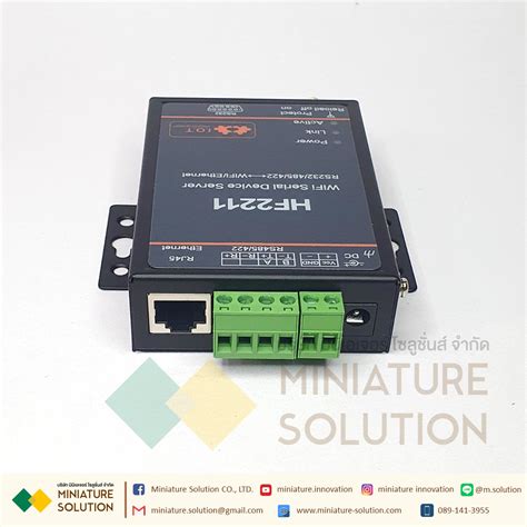 HF IOT HF2211 Industrial Modbus Serial RS232 RS485 RS422 WiFi Ethernet Converter Module Support
