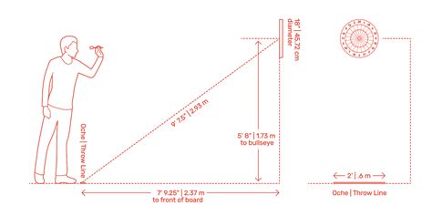Darts Dimensions Drawings Dimensions Com