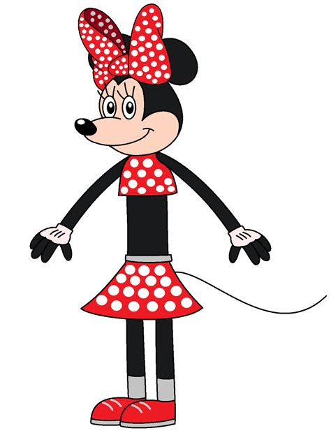 Rq Minnie Mouse The Martial Arts Girl Red Gears By 4 Leggykaiart5656