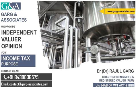 Valuationservices Incometax Er Dr Raajul Garg Phd Thermal Engineering