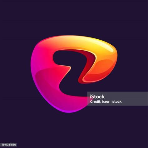 이니셜 문자 Z 로고는 삼각형 구 모양에서 잘라냅니다 여러 가지 빛깔의 금속 화살표 아이콘 템플릿입니다 추상 벡터 디자인 요소입니다 3차원 형태에 대한 스톡 벡터 아트 및