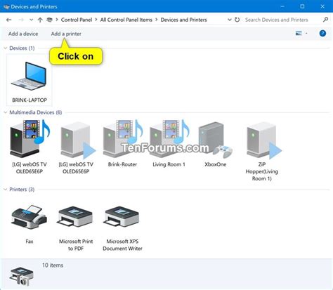 Add Shared Printer In Windows 10 Tutorials